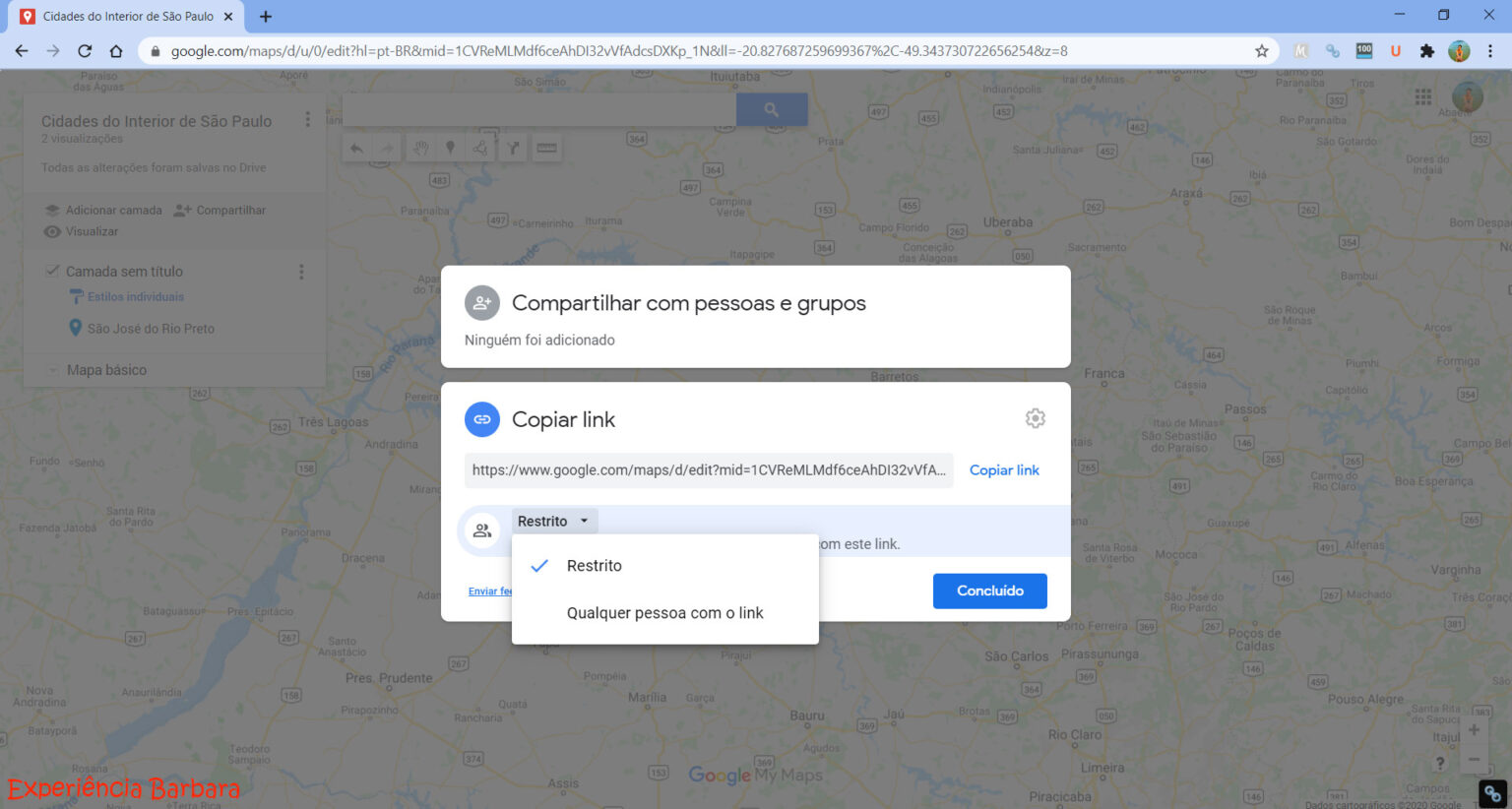 Como usar Google My Maps em roteiros de viagem - Experiência Barbara